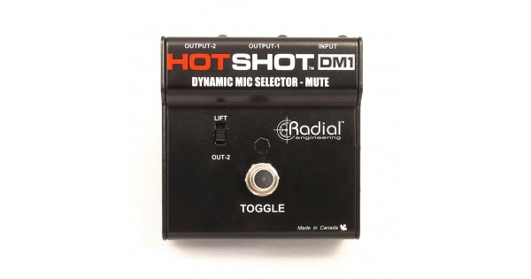Radial HotShot DM1 Színpadi Mikrofon Kapcsoló
